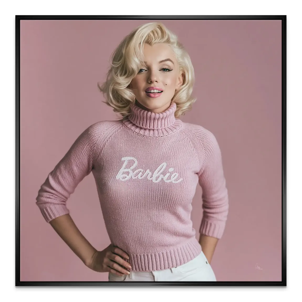 Marilyn Monroe Barbie Leinwand Bild online kaufen